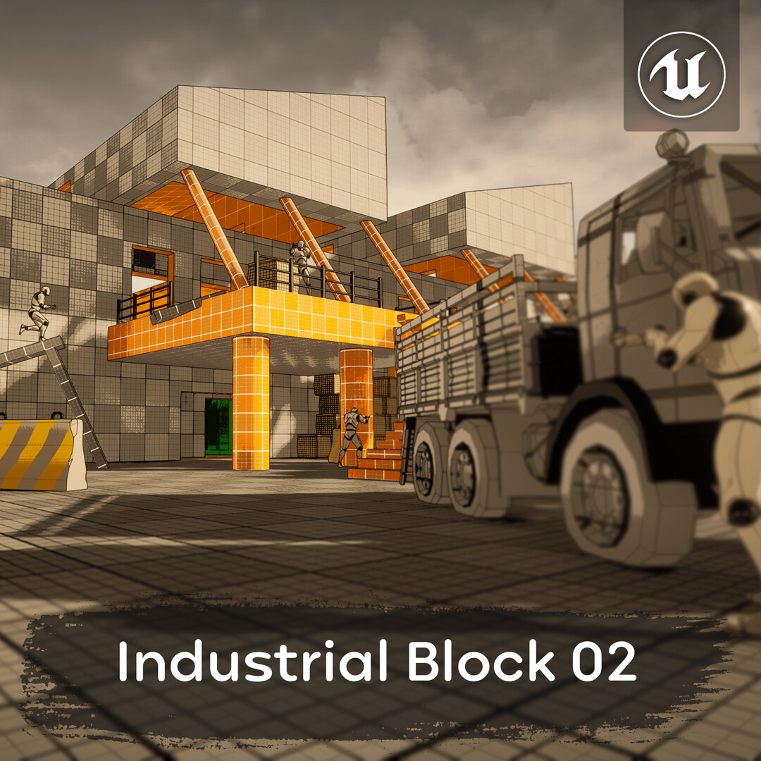 ArtStation - Industrial Block 02