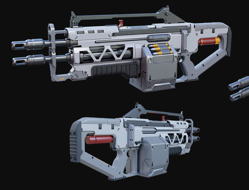 ArtStation - Concept sci fi rifles