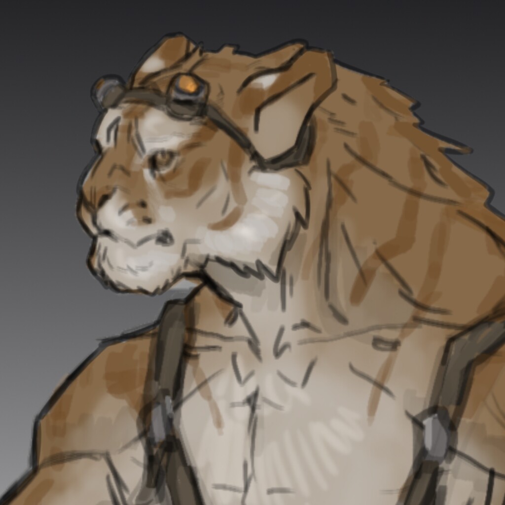 ArtStation - Tiger character concept 2021