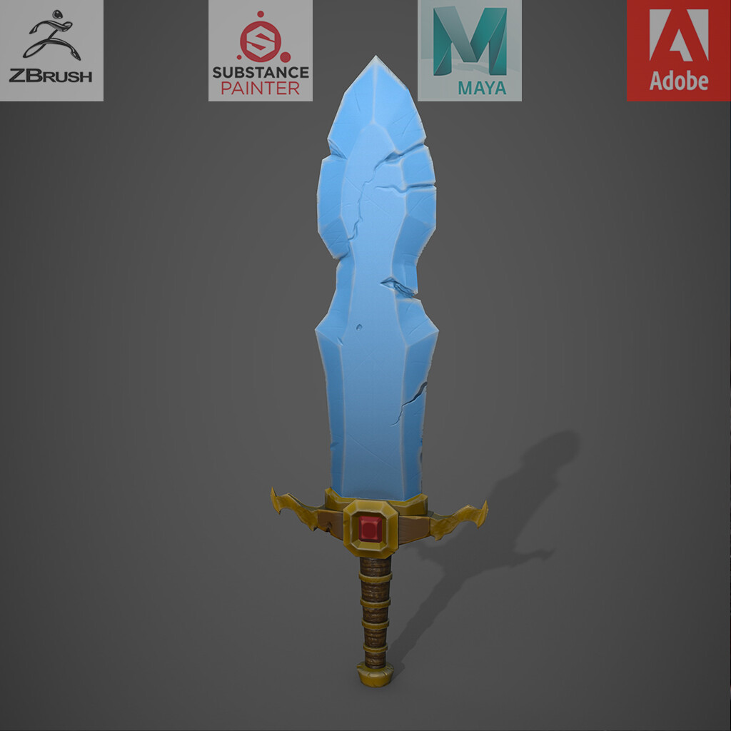 ArtStation - Stylised Sword