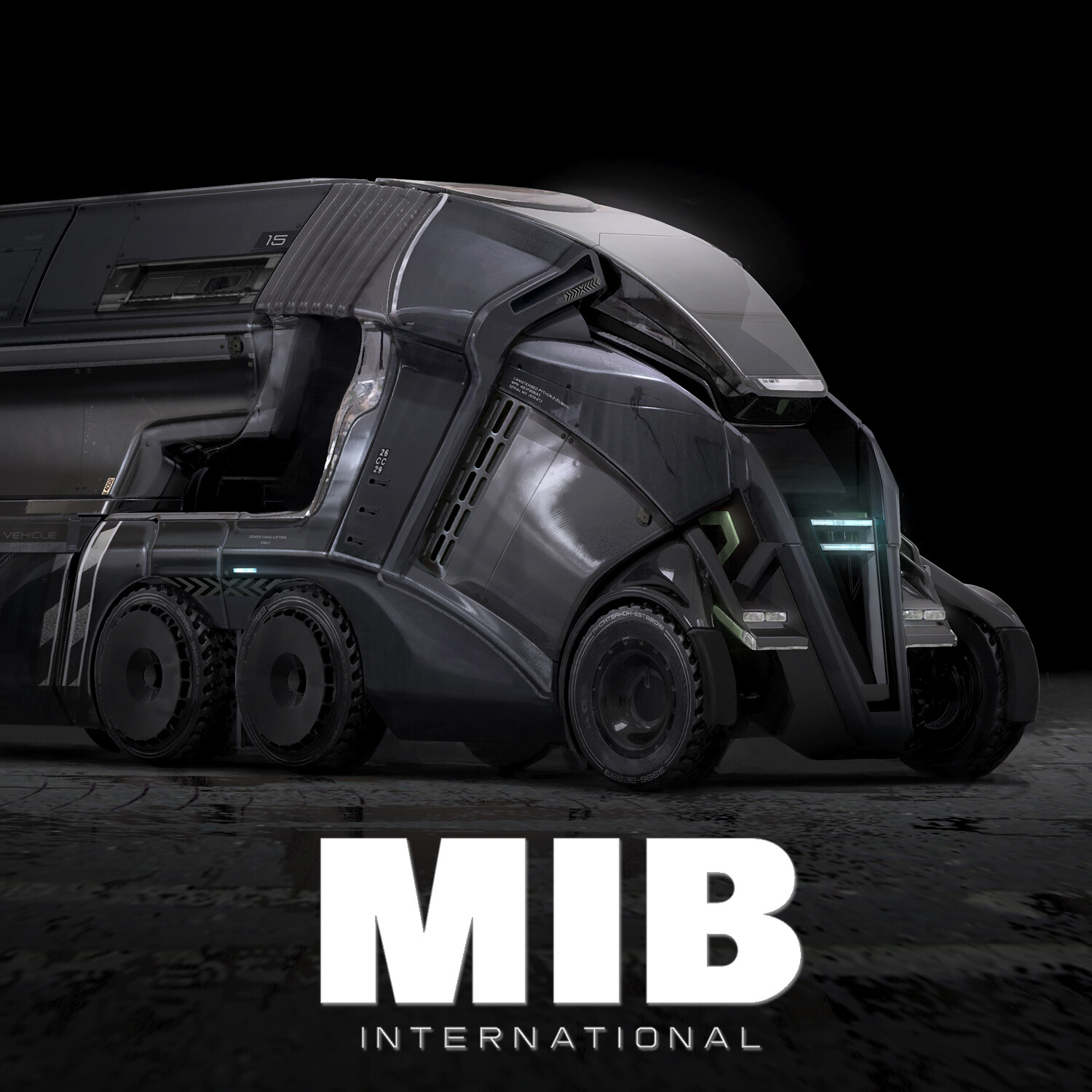 ArtStation - Men in Black International: Containment Truck