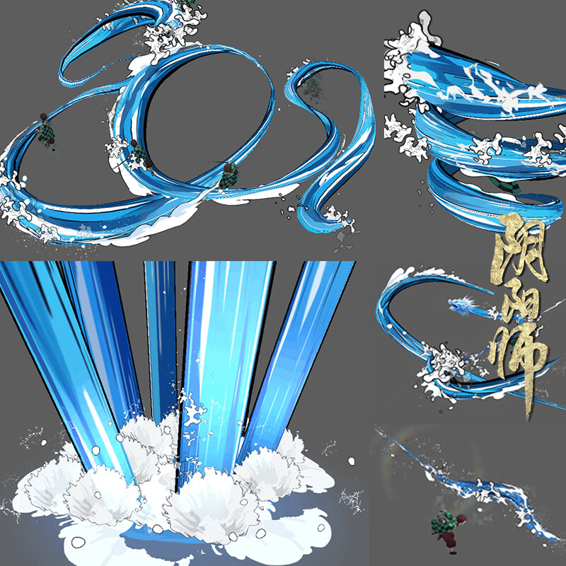 ArtStation - VFX_Demon Slayer_かまど たんじろう _2020