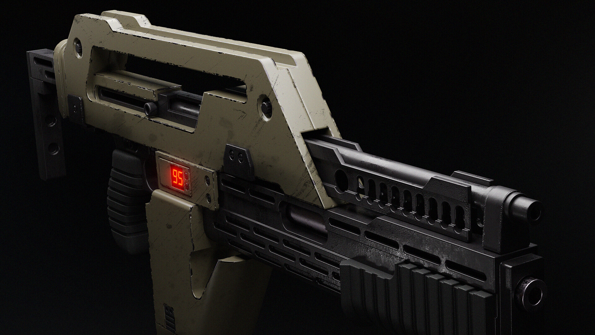 ArtStation - Pulse rifle