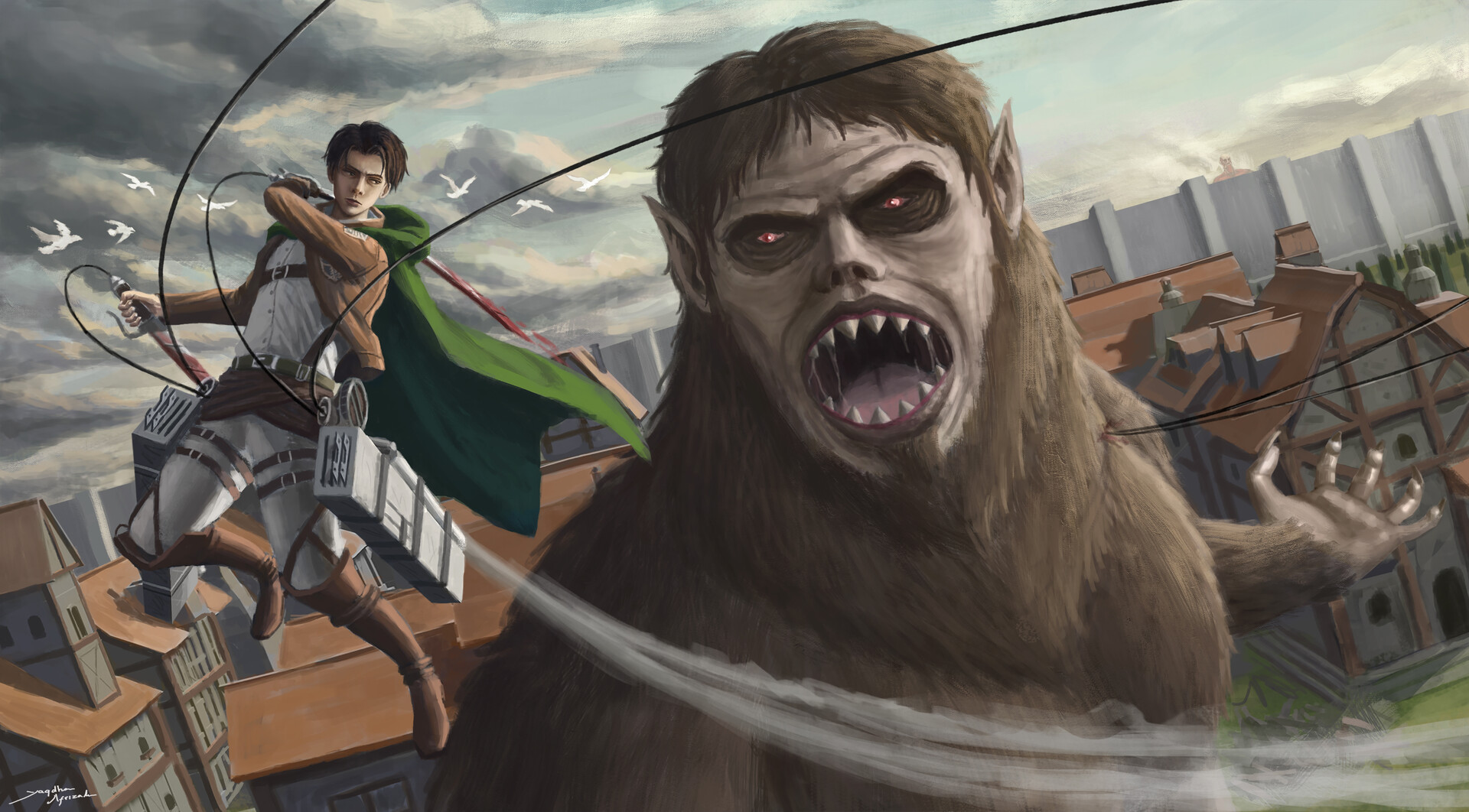 ArtStation - Shiganshina Retake