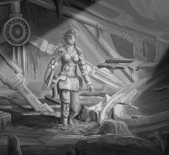 ArtStation - Beth Concept art - (Horizon Zero Dawn fanart)