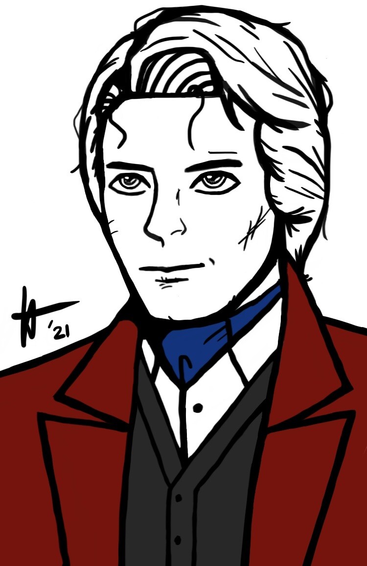 ArtStation - Red Coat Digital Illustration