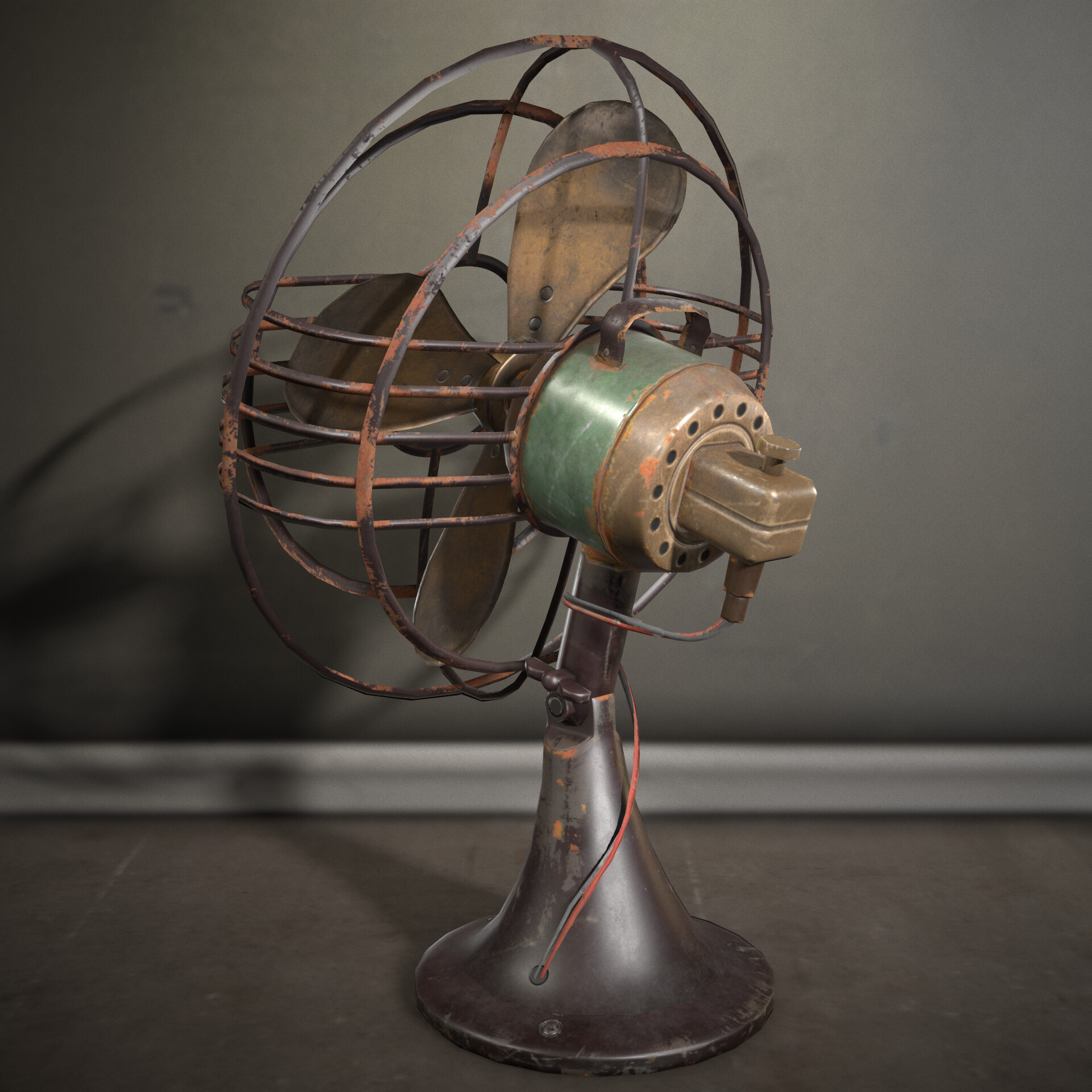 ArtStation - Vintage Desk Fan