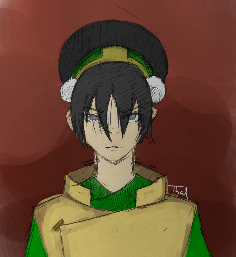 ArtStation - Drawing Toph from Avatar