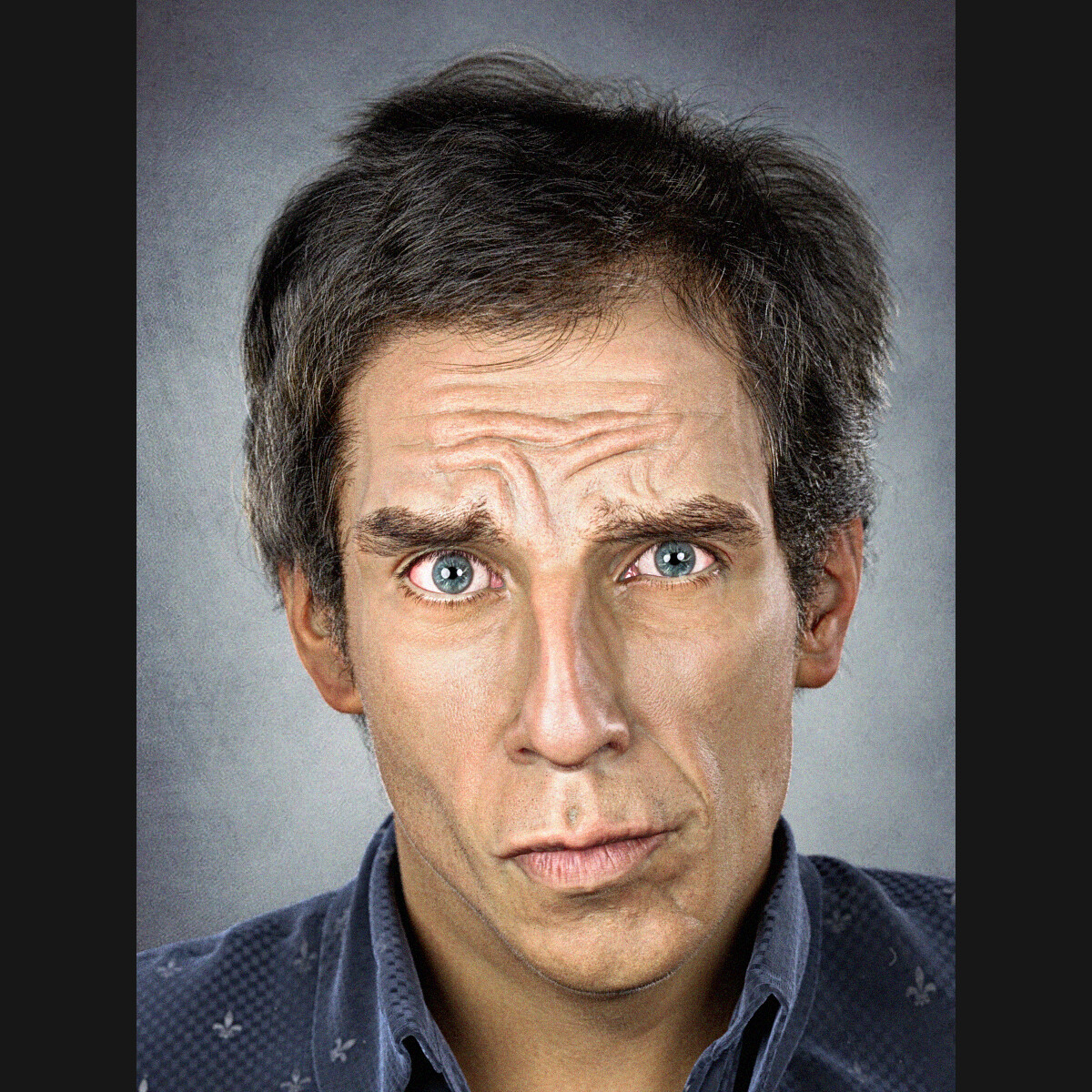 ArtStation - Digital 3D portrait of Ben Stiller