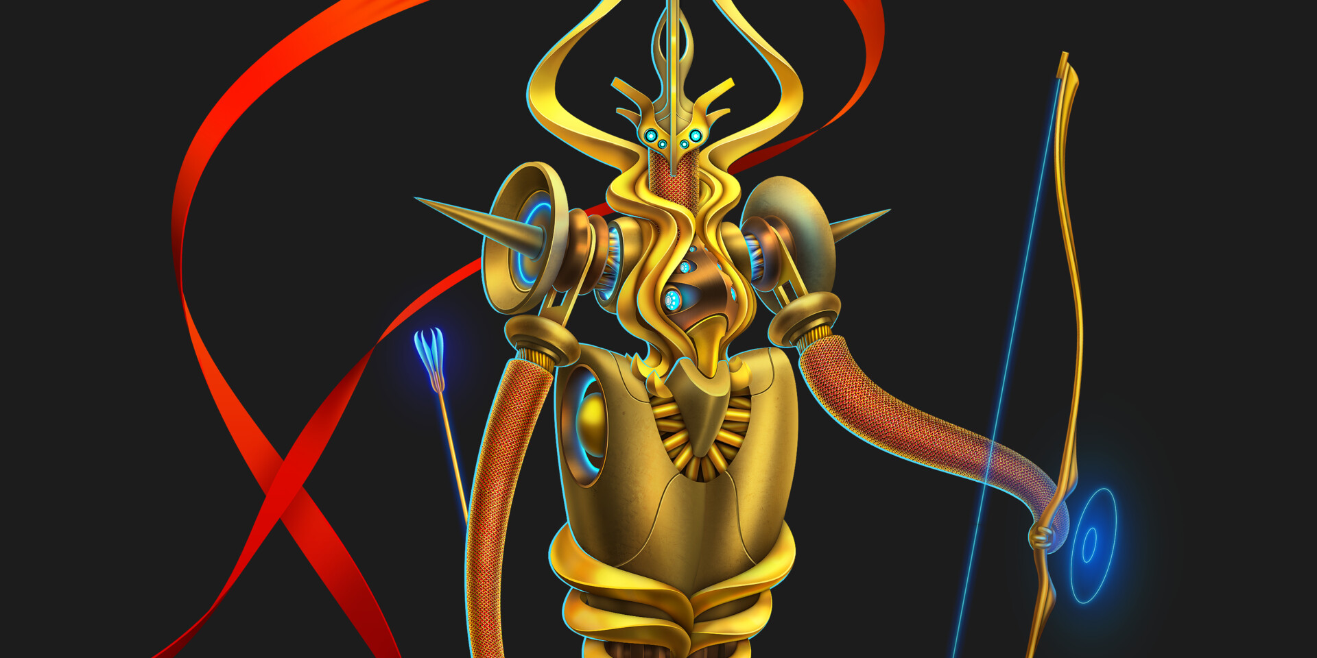 ArtStation - MEDIEVAL ARCHER ROBOT CONCEPT