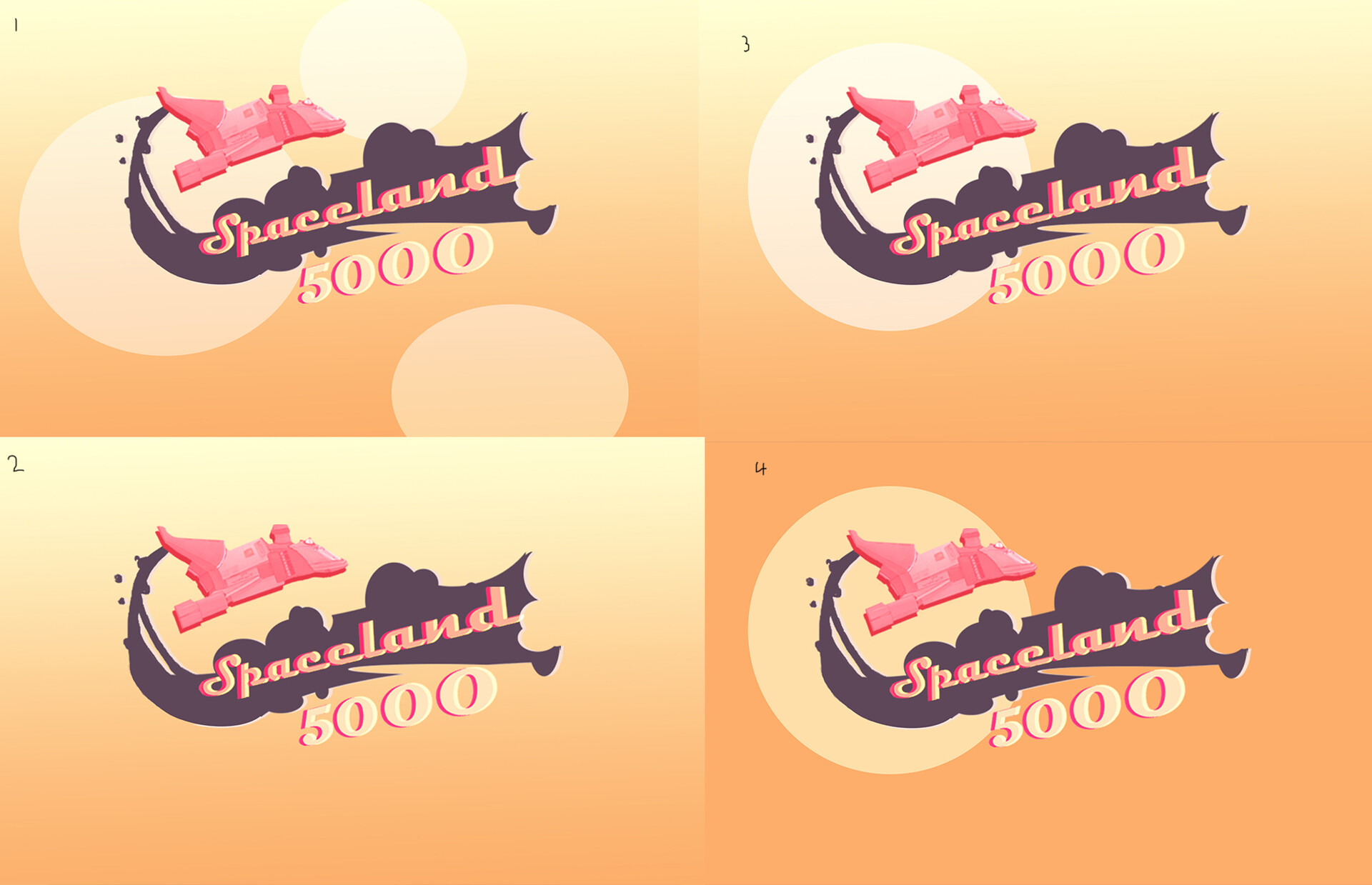 ArtStation - SpaceLand 5000 Logo