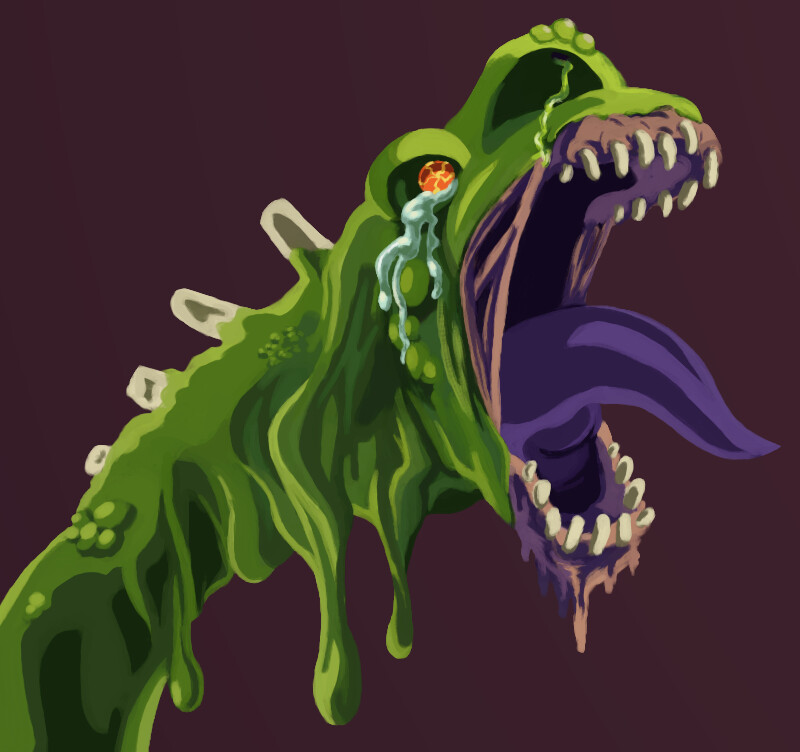 ArtStation - Infected Sauropod - Primal Fanart