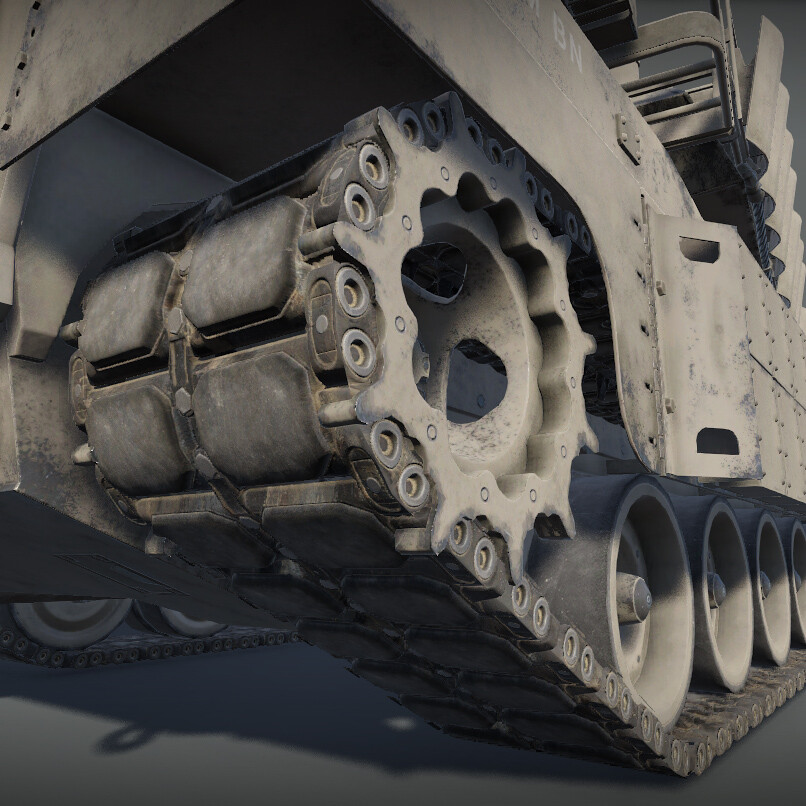 ArtStation - Abrams tank