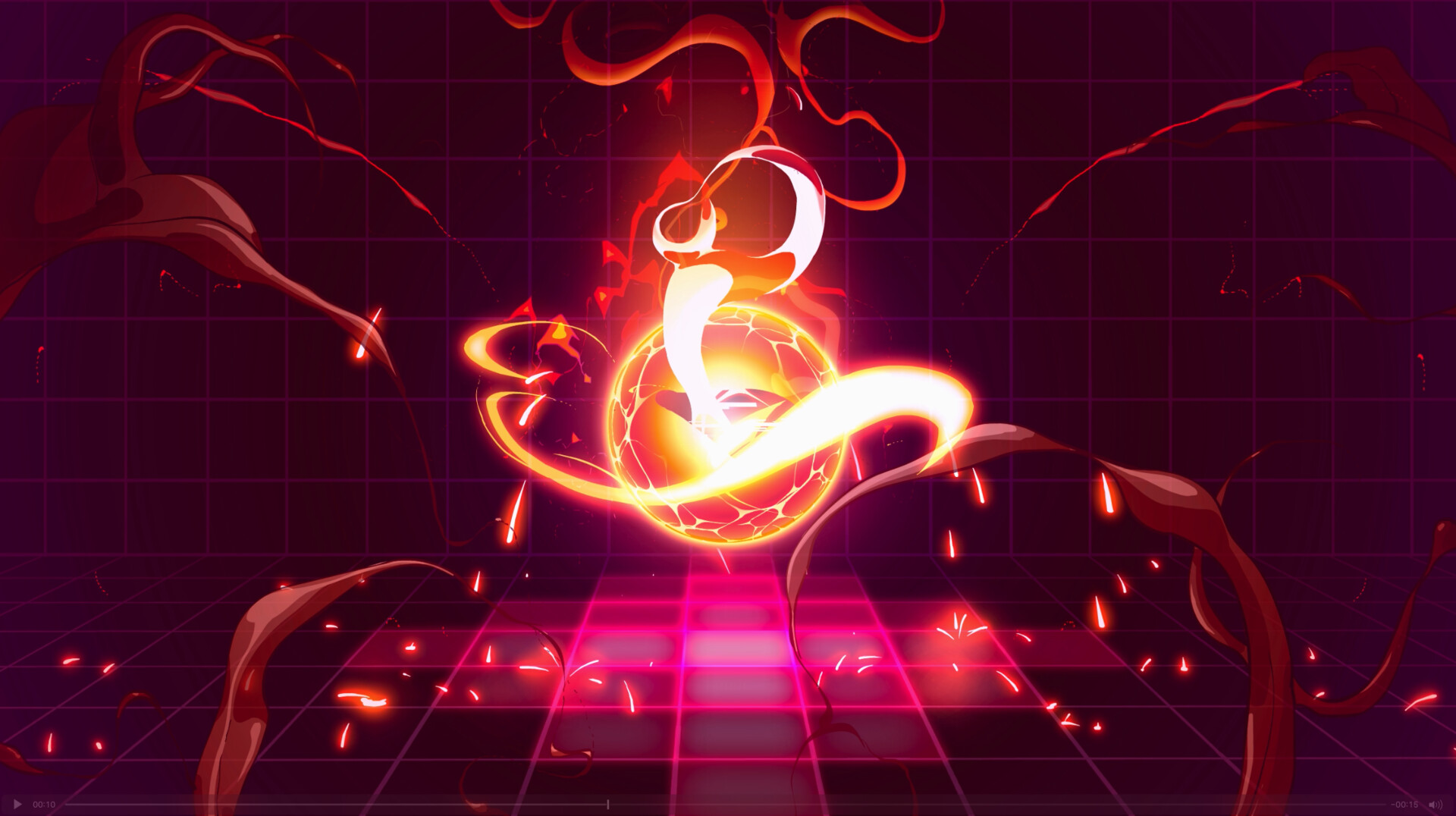 ArtStation - "UNSTABLE EXPLOSIVE CORE'' 2D VFX