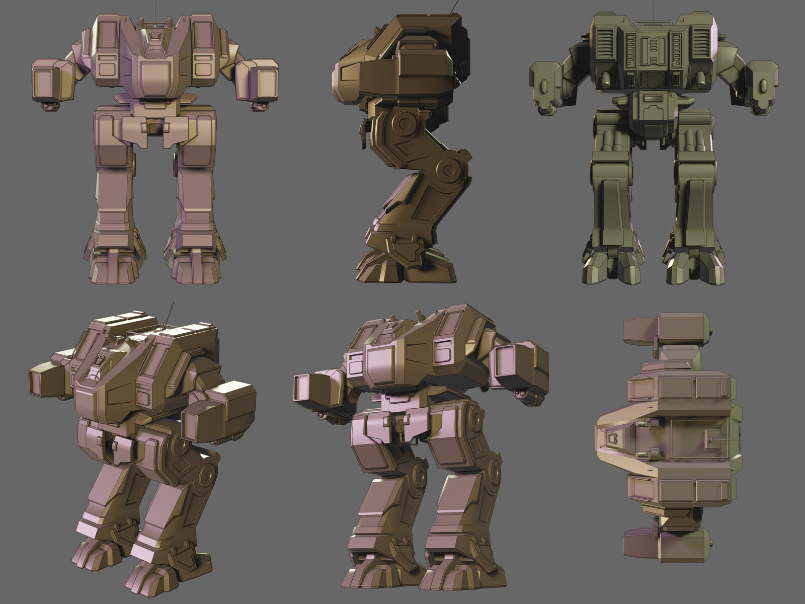 ArtStation - Blockade battlemech