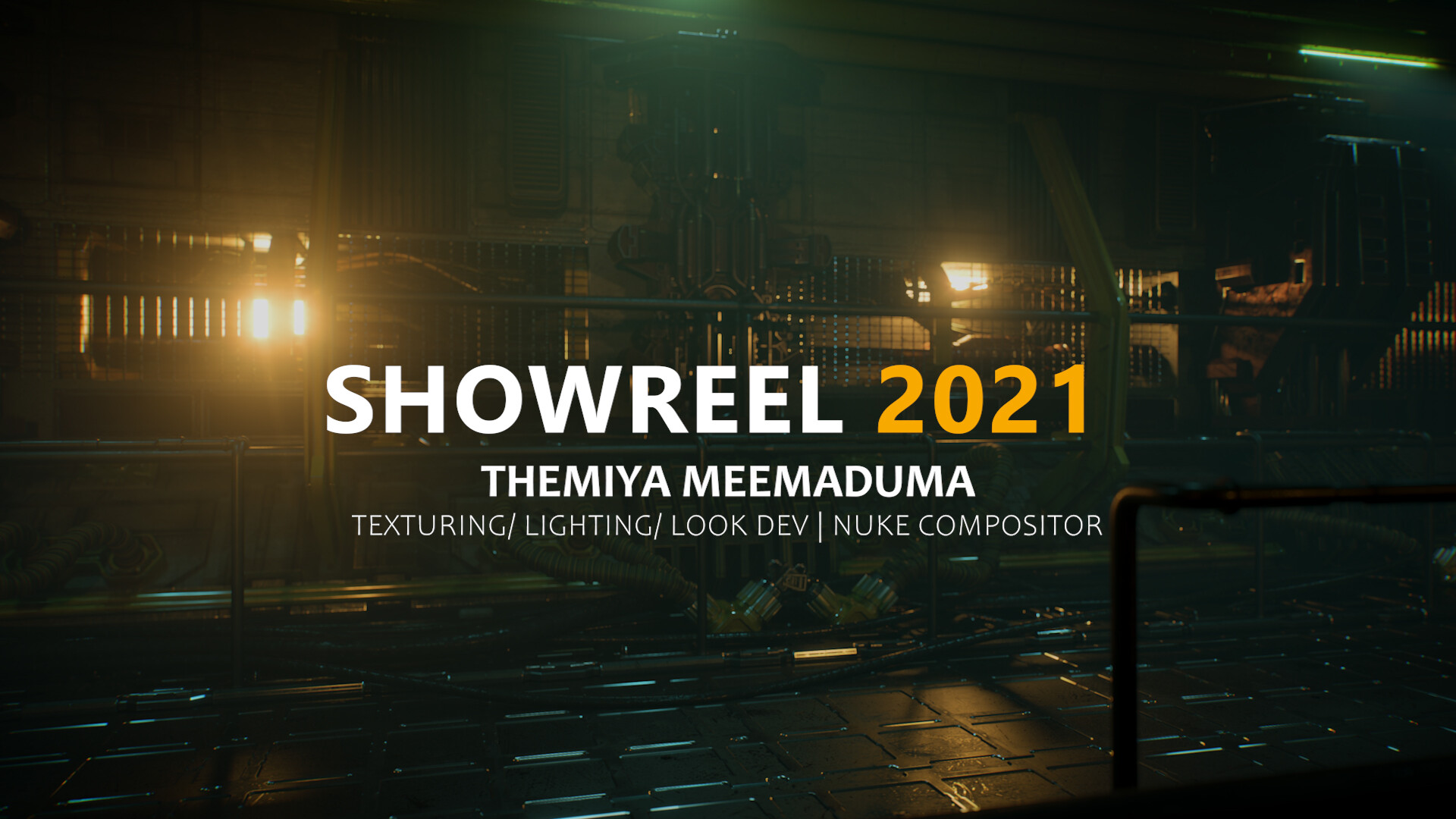 ArtStation - SHOWREEL 2021