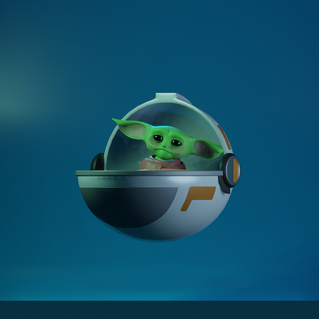 Shinta Kusuma - Baby Yoda 3D