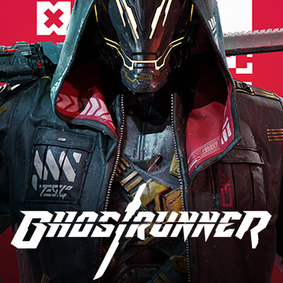 ArtStation - "Ghostrunner" cover art