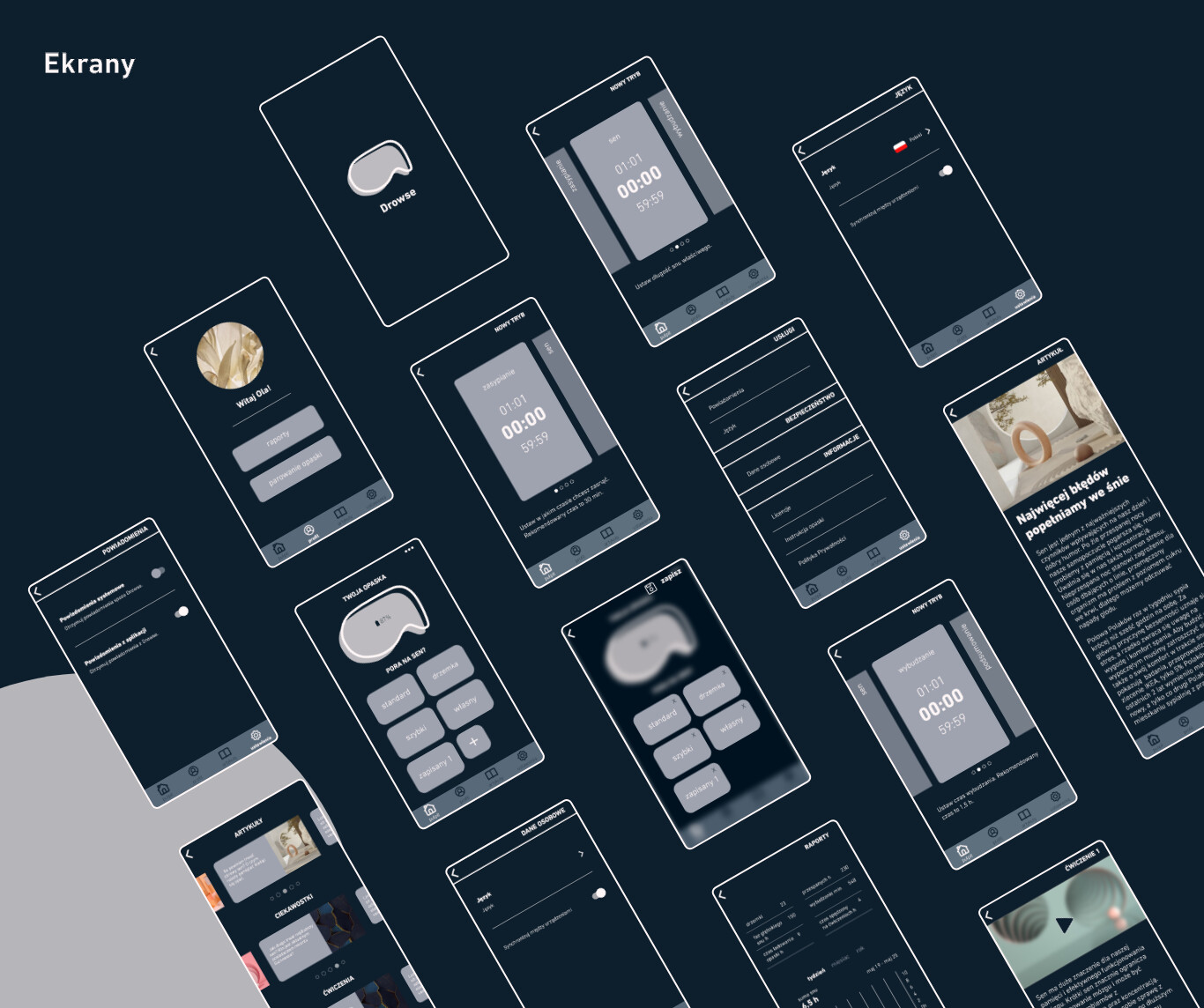 ArtStation - Drowse - mobile application project