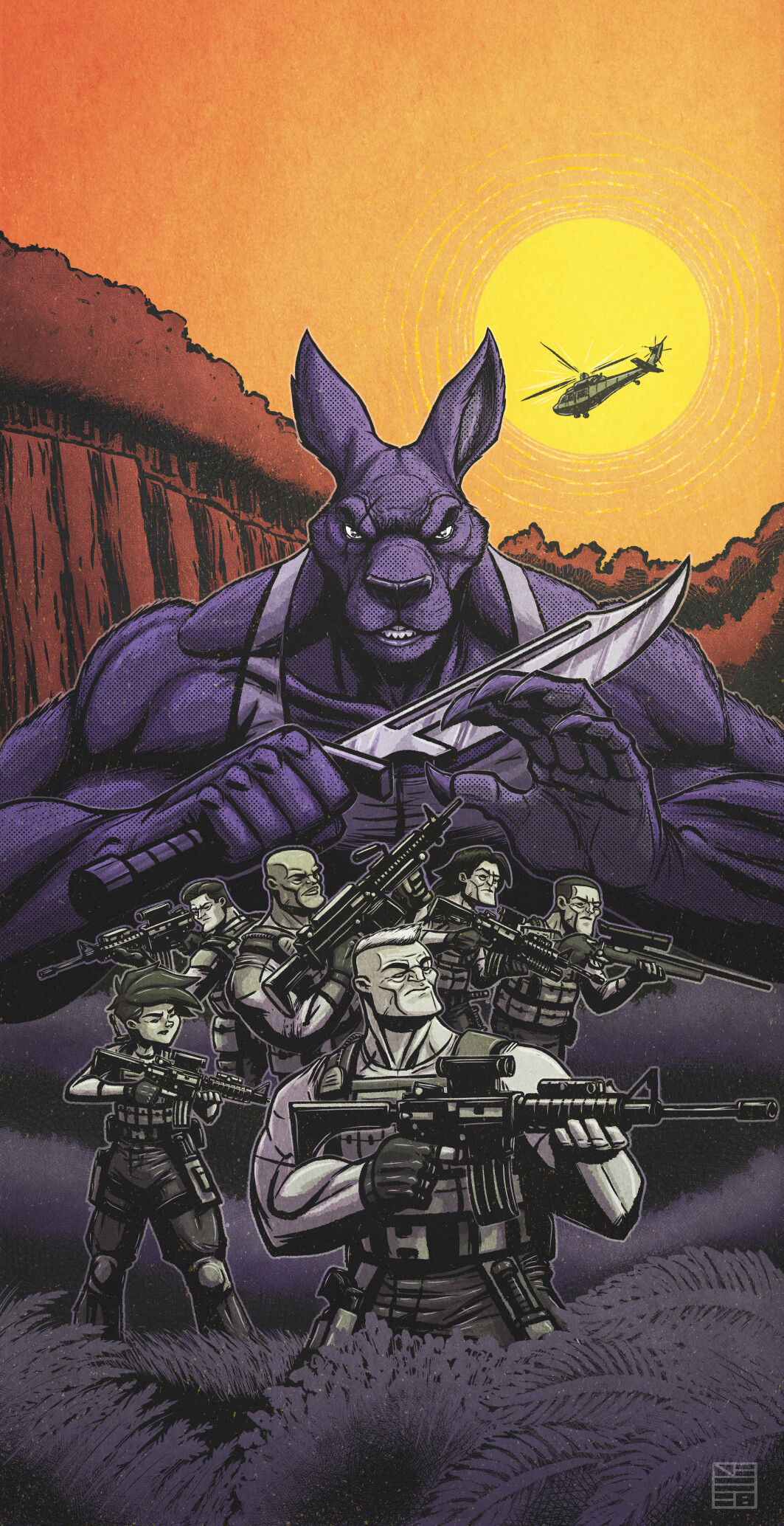 ArtStation - COMIC KILLEROO "Semper Fi"