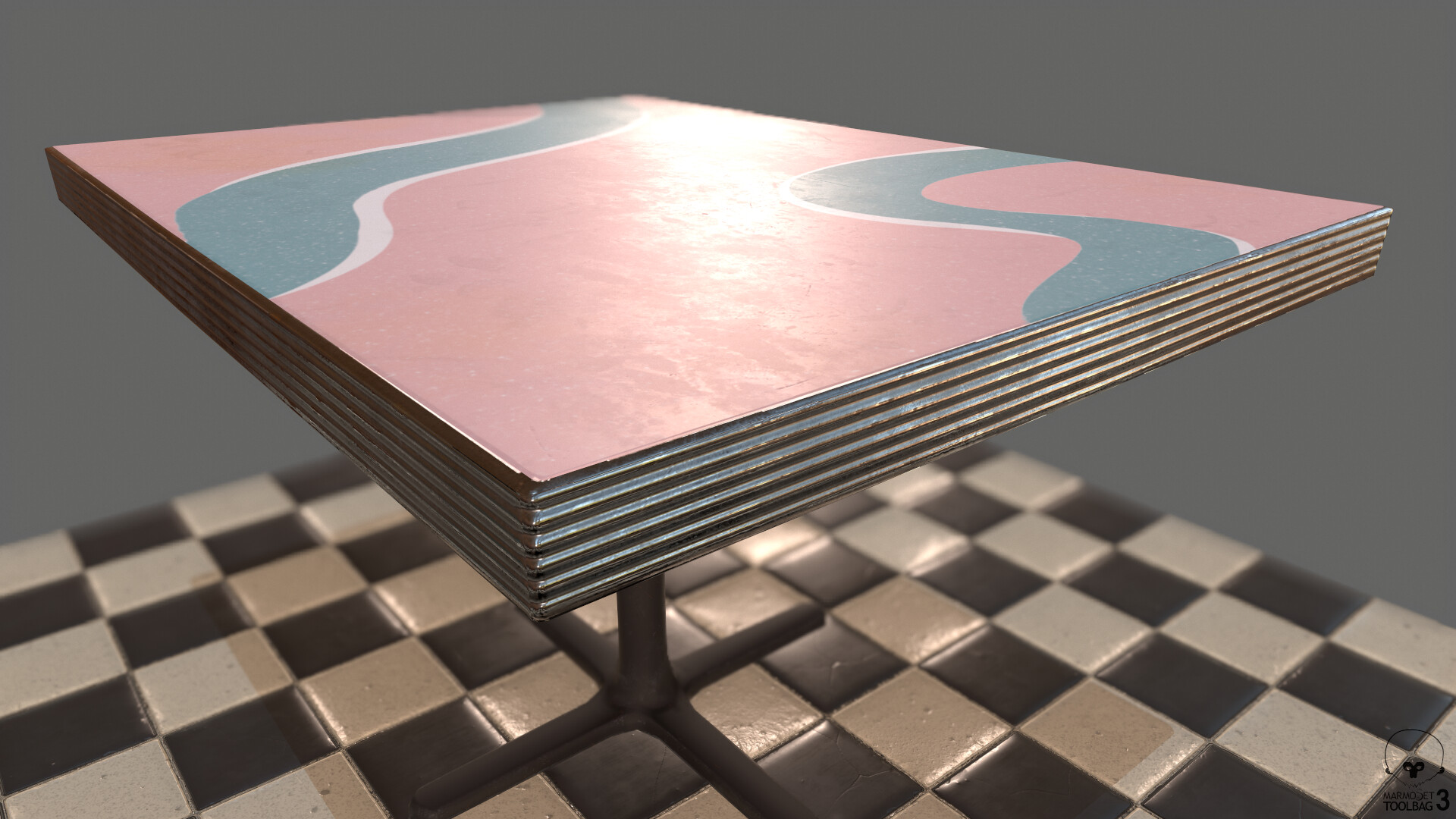 ArtStation - Retro Diner Table