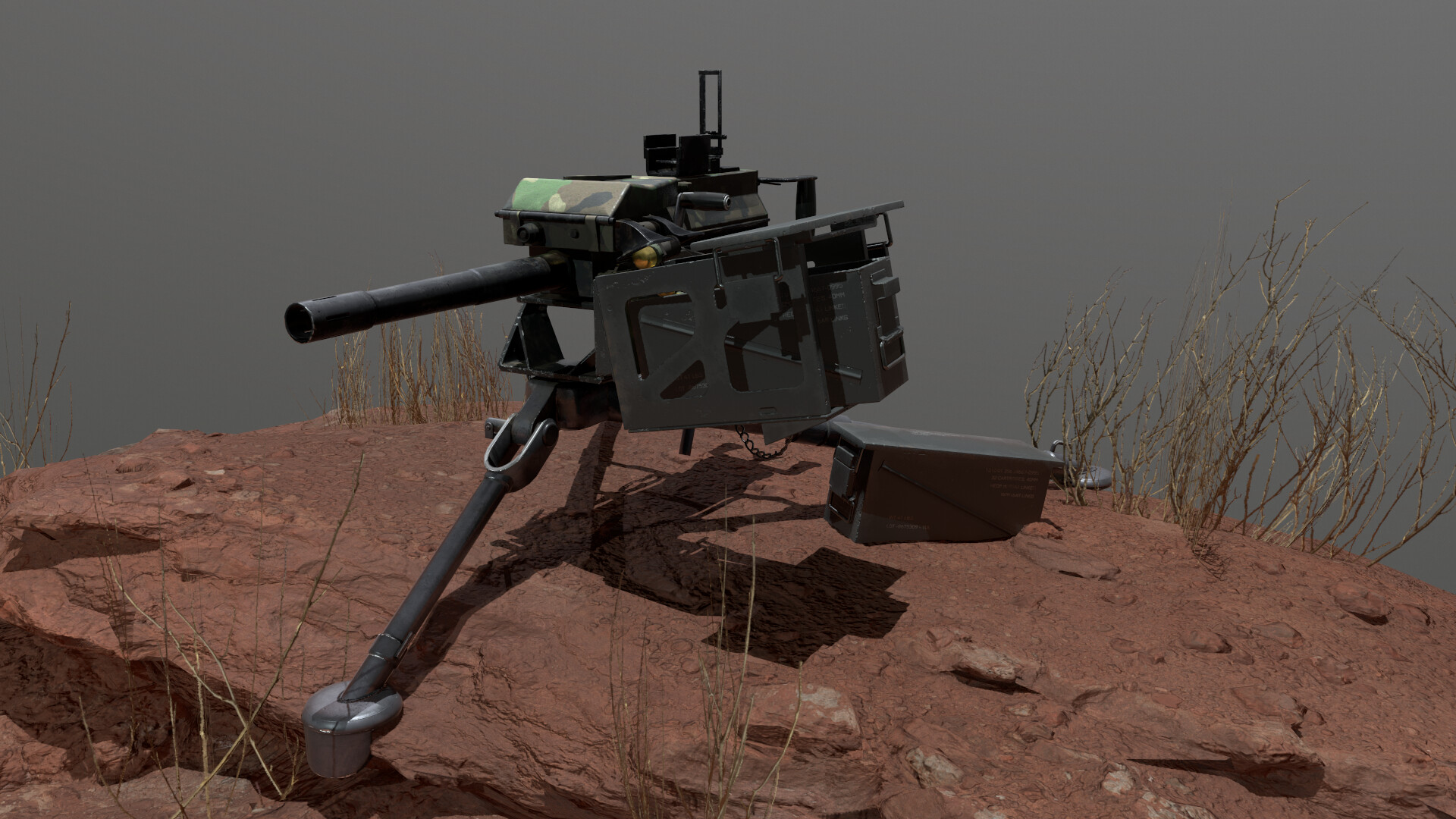 ArtStation - Mk 19 Grenade Launcher