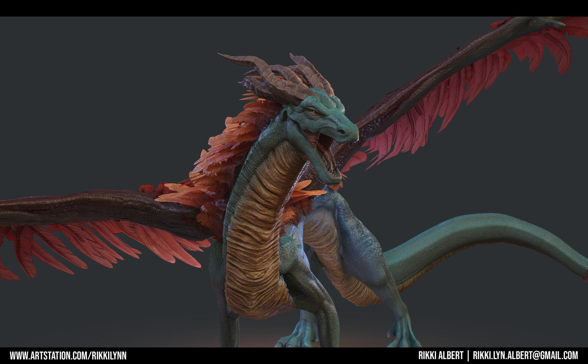 ArtStation - Feathered-Dragon