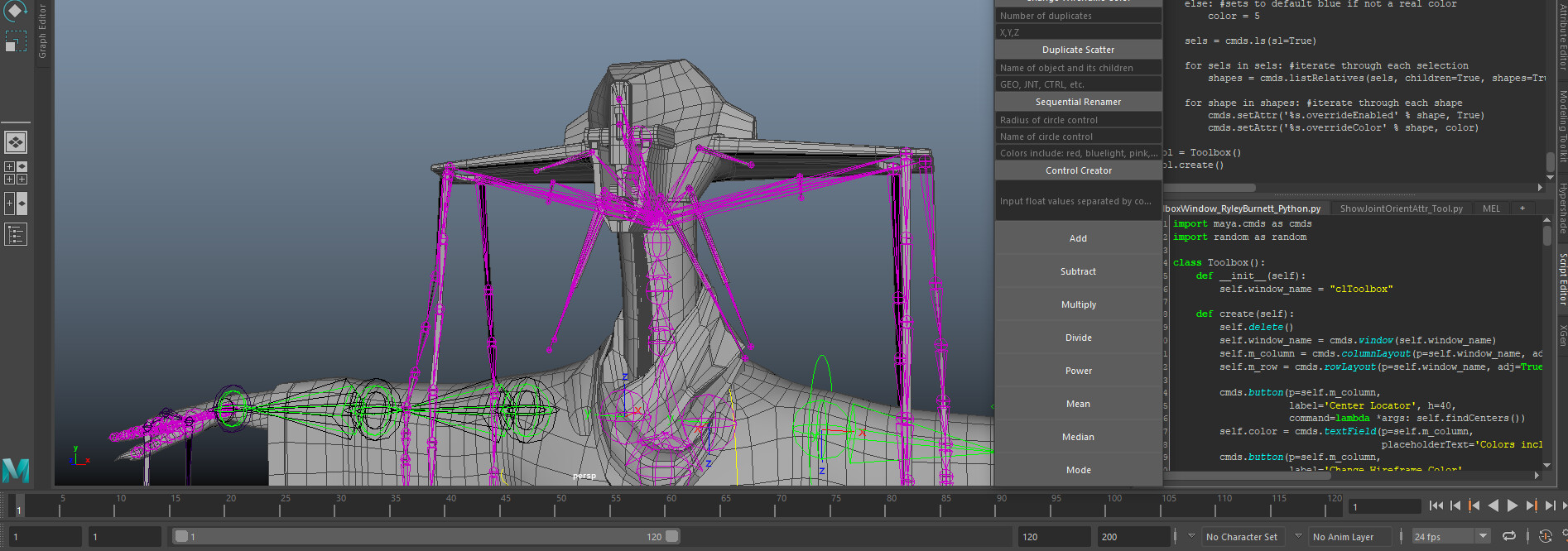ArtStation - MEL/Python Tool Script Demo