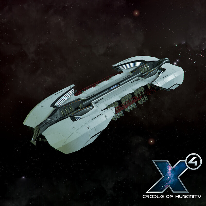 ArtStation - X4: Cradle of Humanity - Terran Large Shields