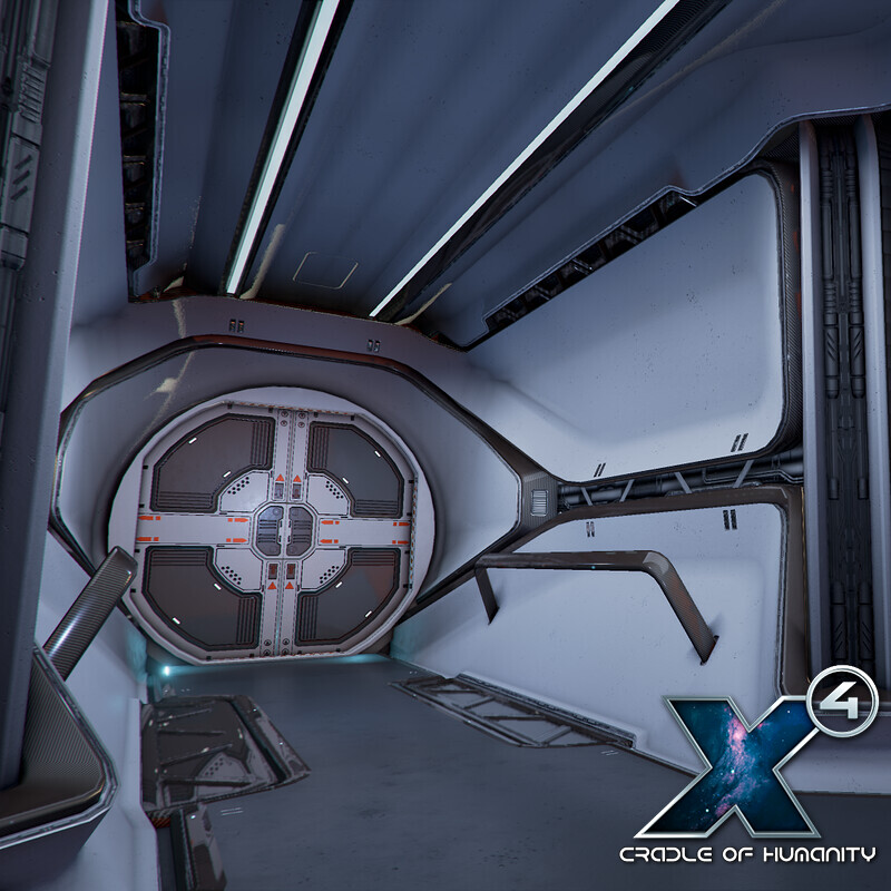 ArtStation - X4: Cradle of Humanity - Terran Corridor