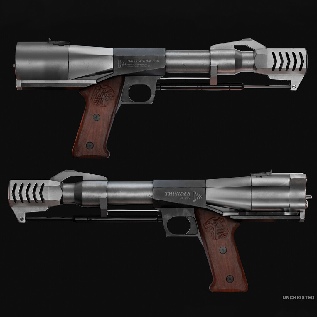 ArtStation - Triple Action Thunder .50 BMG