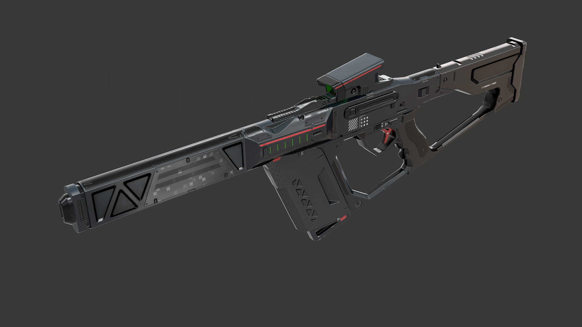 ArtStation - Sci-fi Rifle