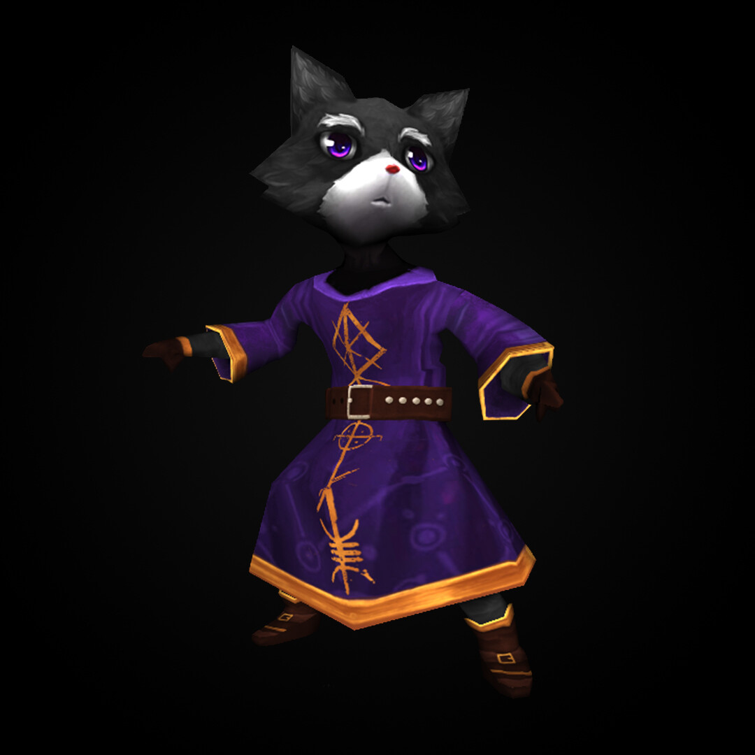 ArtStation - The wizard cat