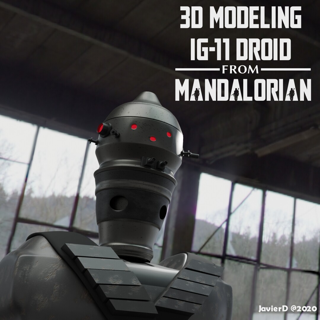 ArtStation - Mandalorian IG-11 droid