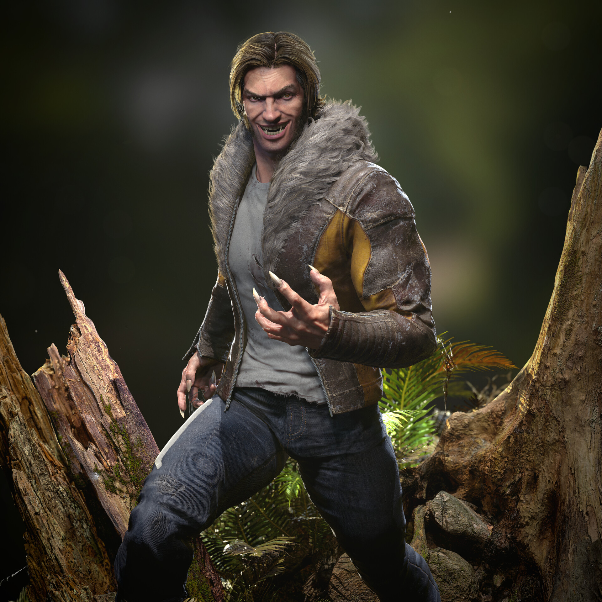 ArtStation - Sabretooth on the Hunt