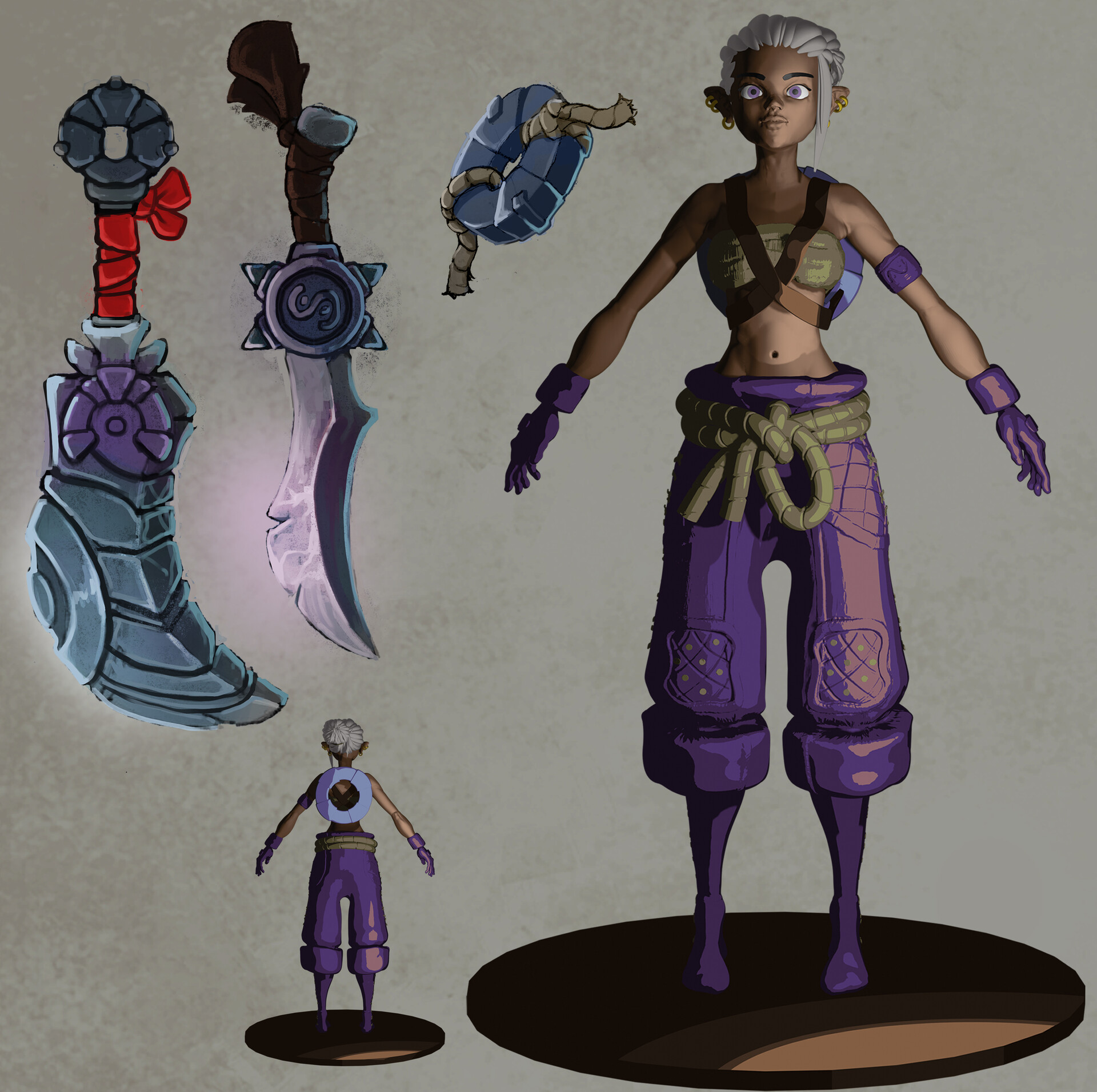 ArtStation - Terrah Character Sheet