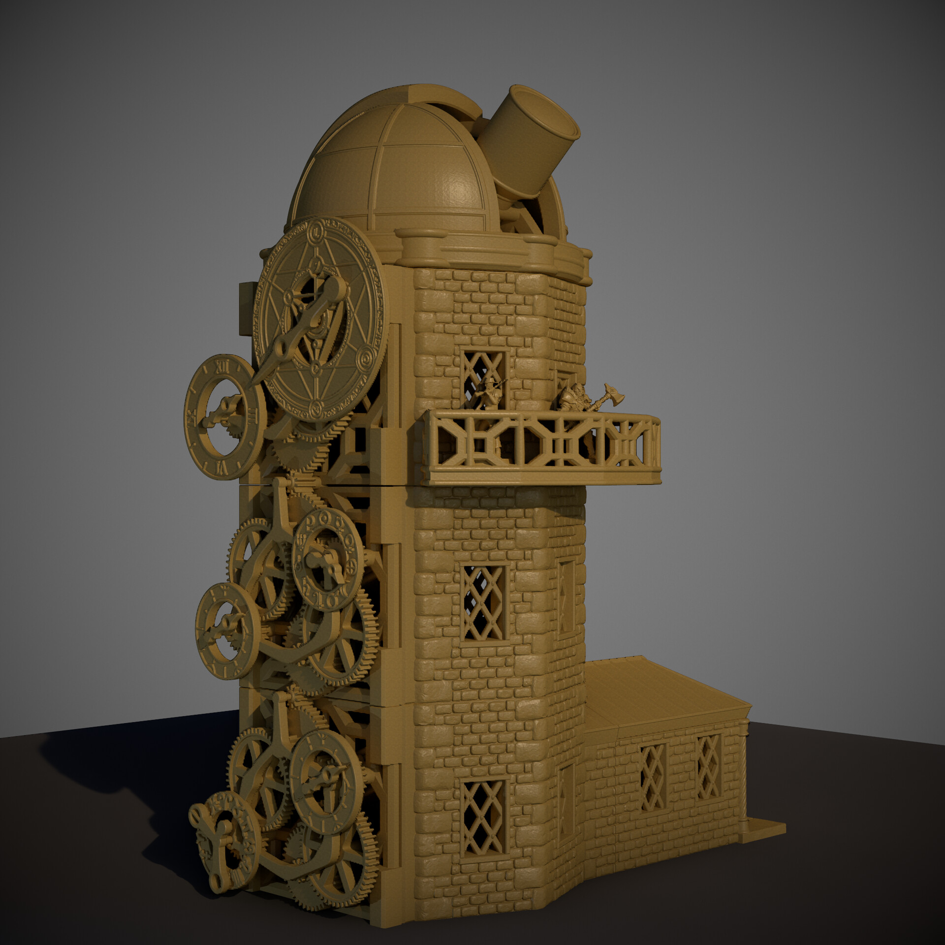 ArtStation - Steampunk Observatory - Worlds Over Run