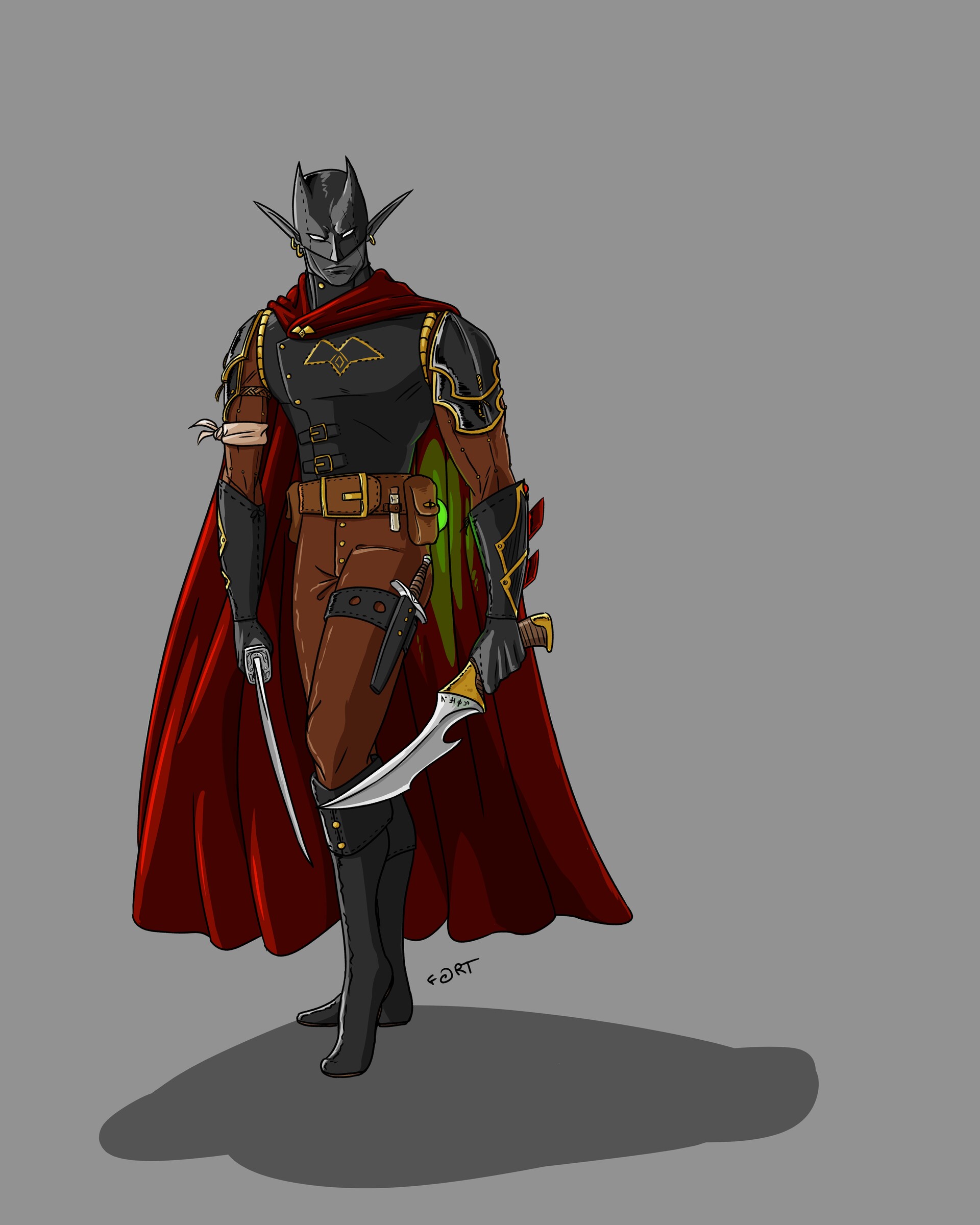 ArtStation - Batman D&D Re-design