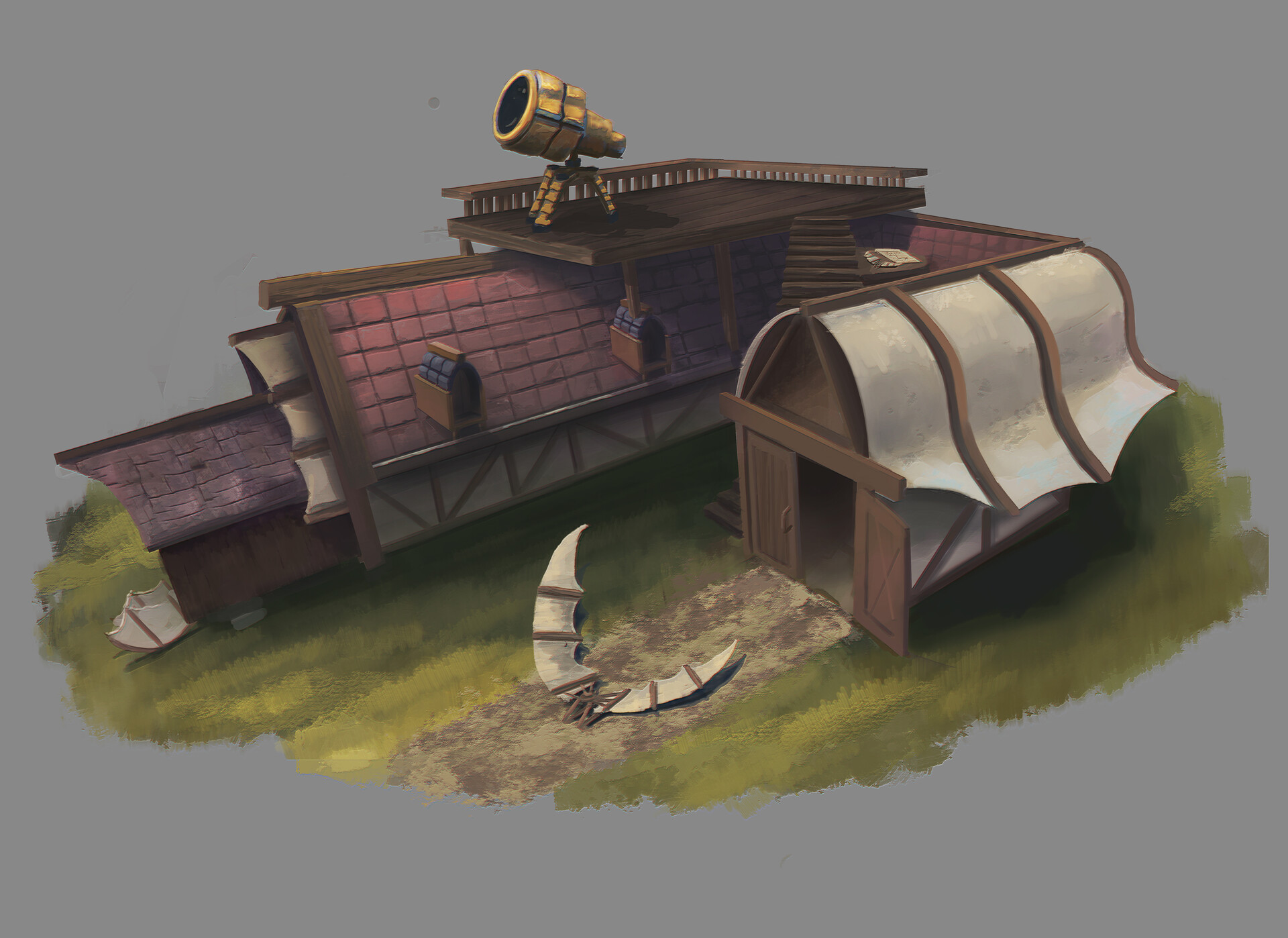 ArtStation - Fable Legends Fanart House Concepts