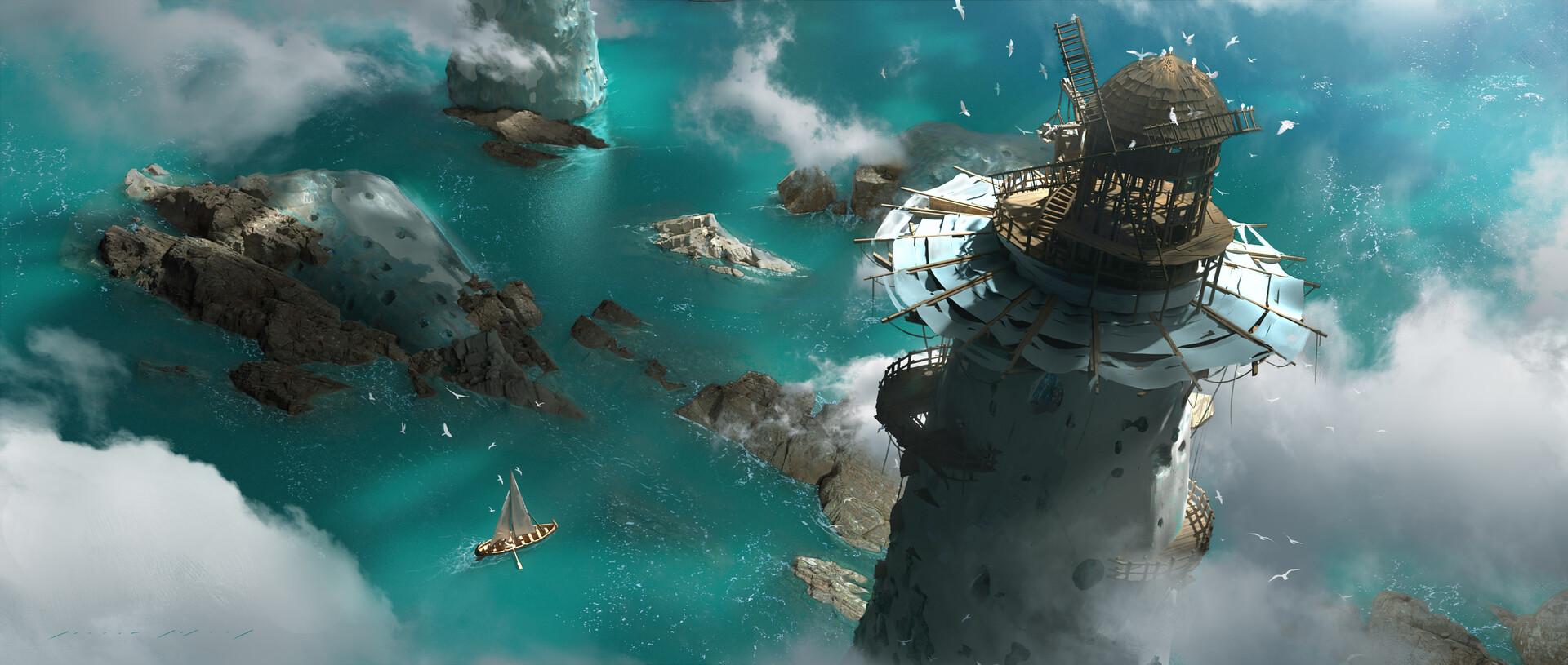 ArtStation - The lost lighthouse tribe