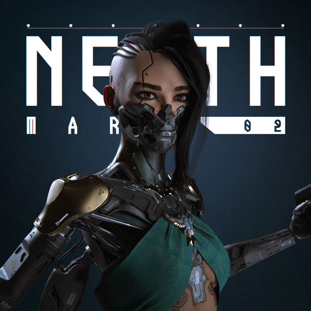 ArtStation - Neith - goddess of war
