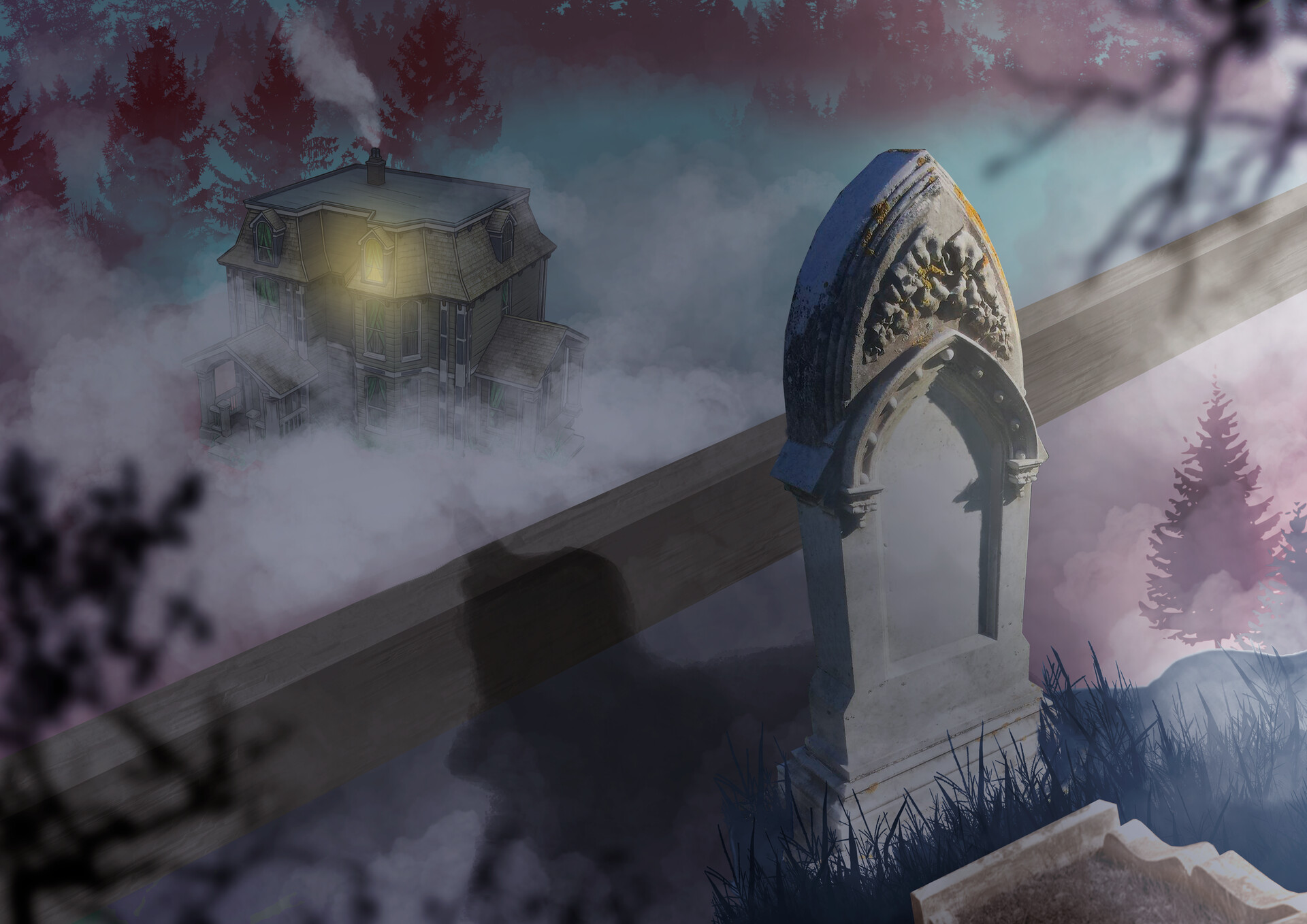 ArtStation - Victorian Horror Mansion - Environment