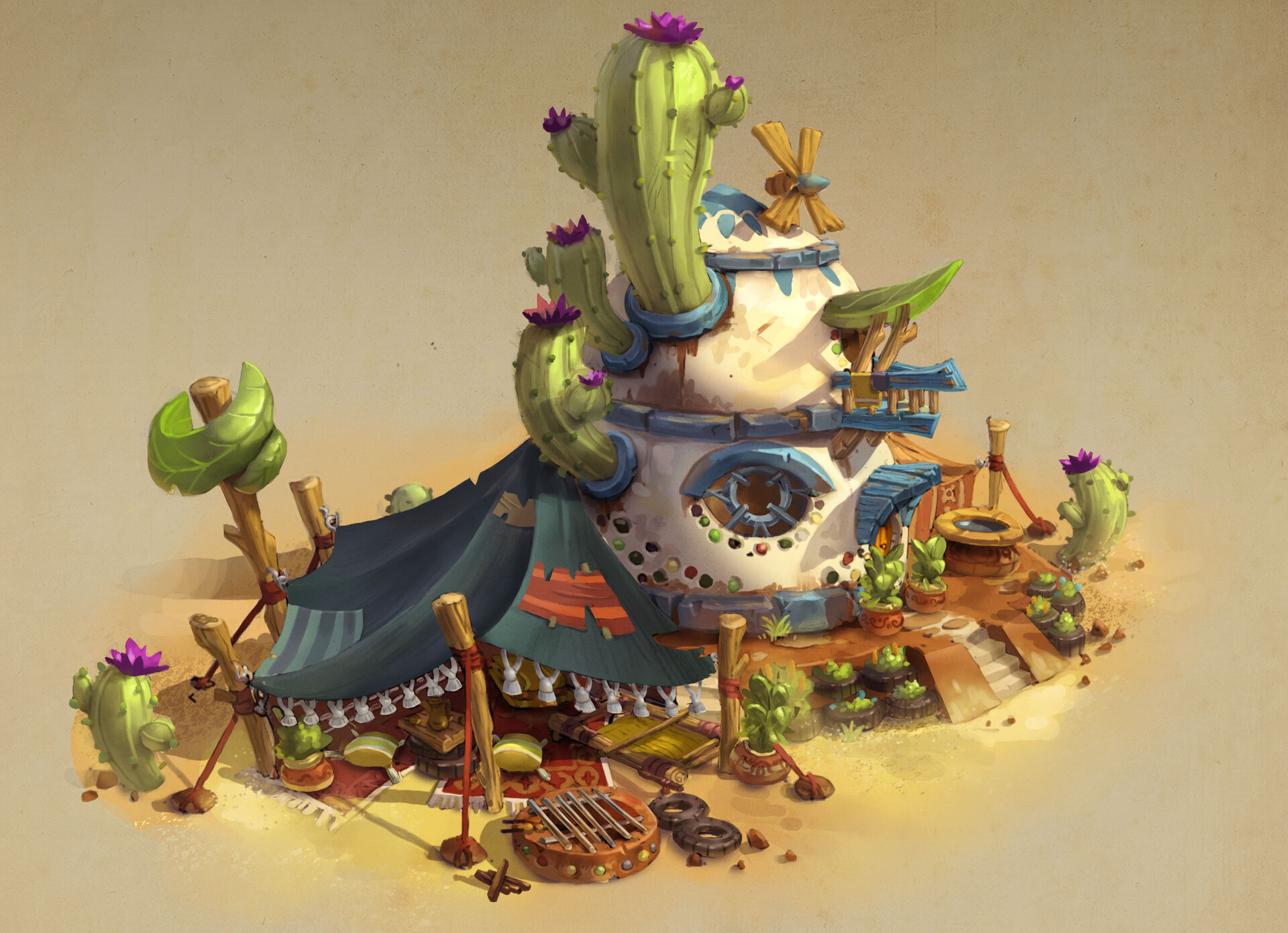 ArtStation - Desert Utopia