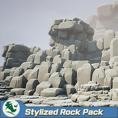ArtStation - Stylized Rock