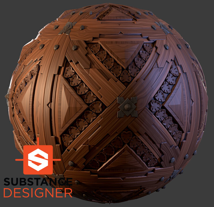 ArtStation - Wood Surface Pattern Material - Substance Designer
