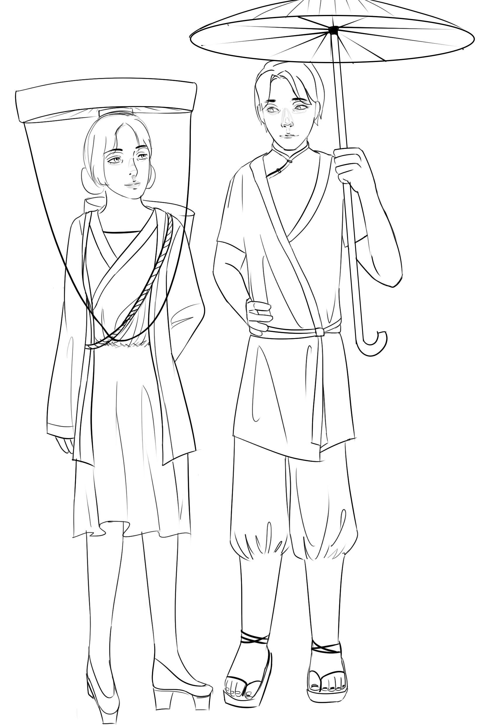 ArtStation - Sketches for An the ancient soul project