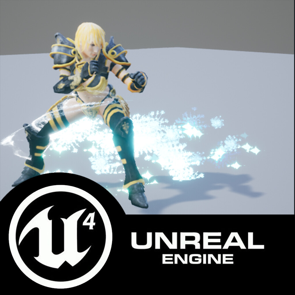 ArtStation - Ice Kick AnimTrail VFX