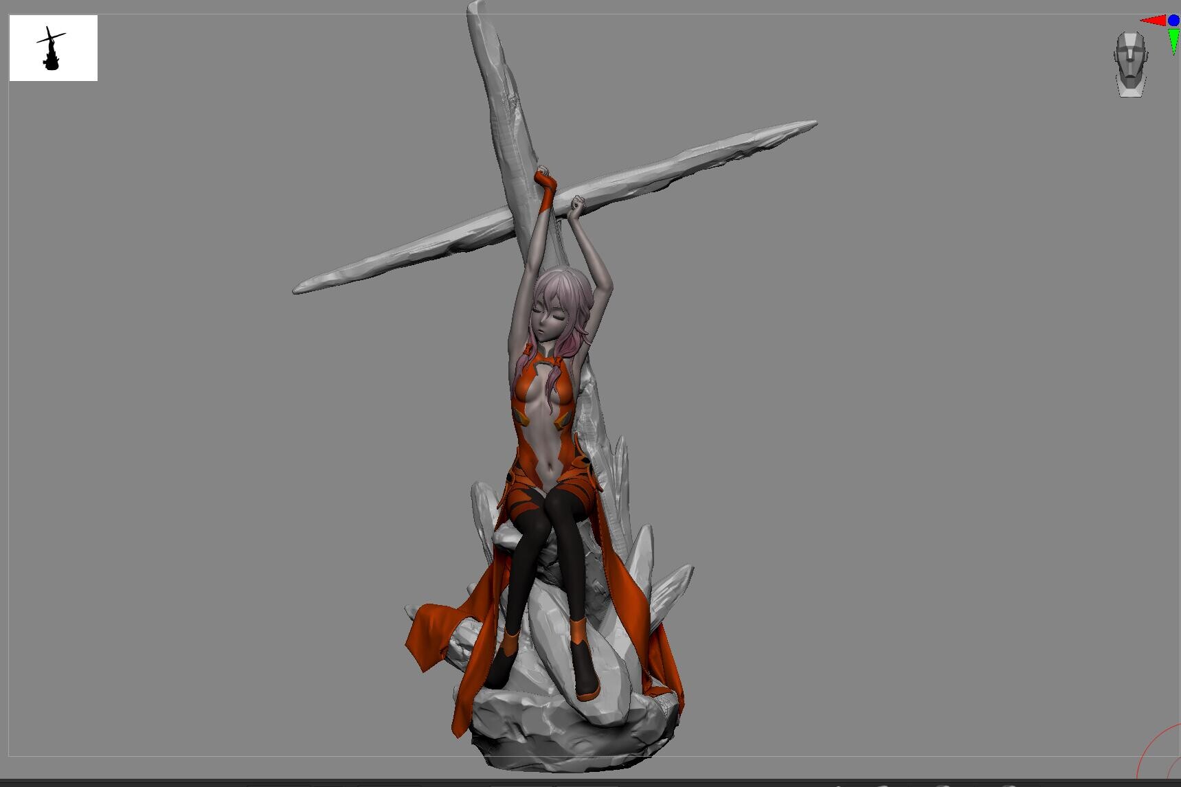 ArtStation - Guilty Crown - Inori