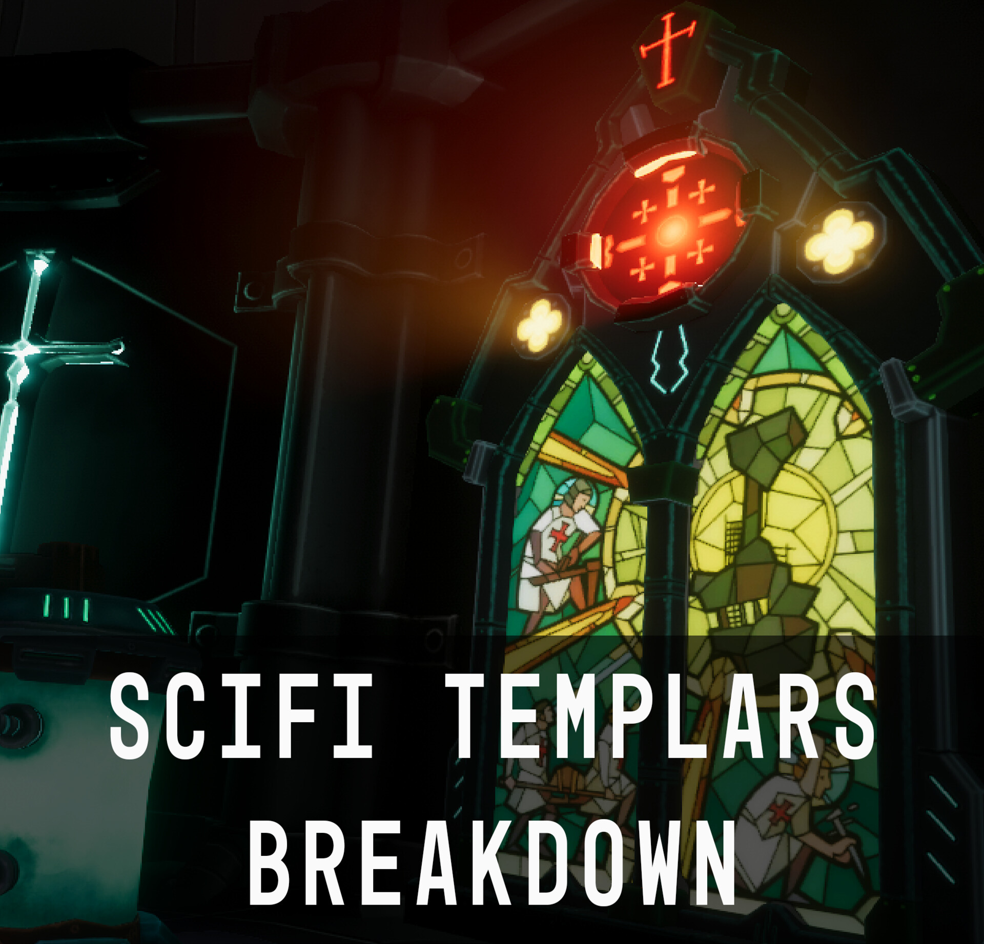 ArtStation - Scifi Templars - workflow breakdown