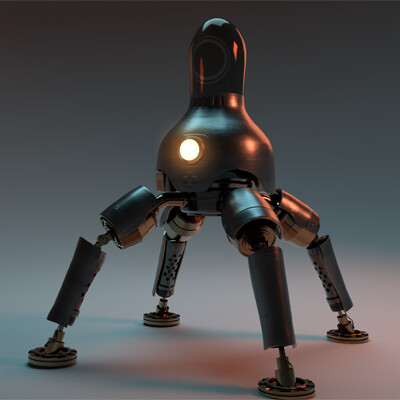 ArtStation - Robot Drone "Copper-6"